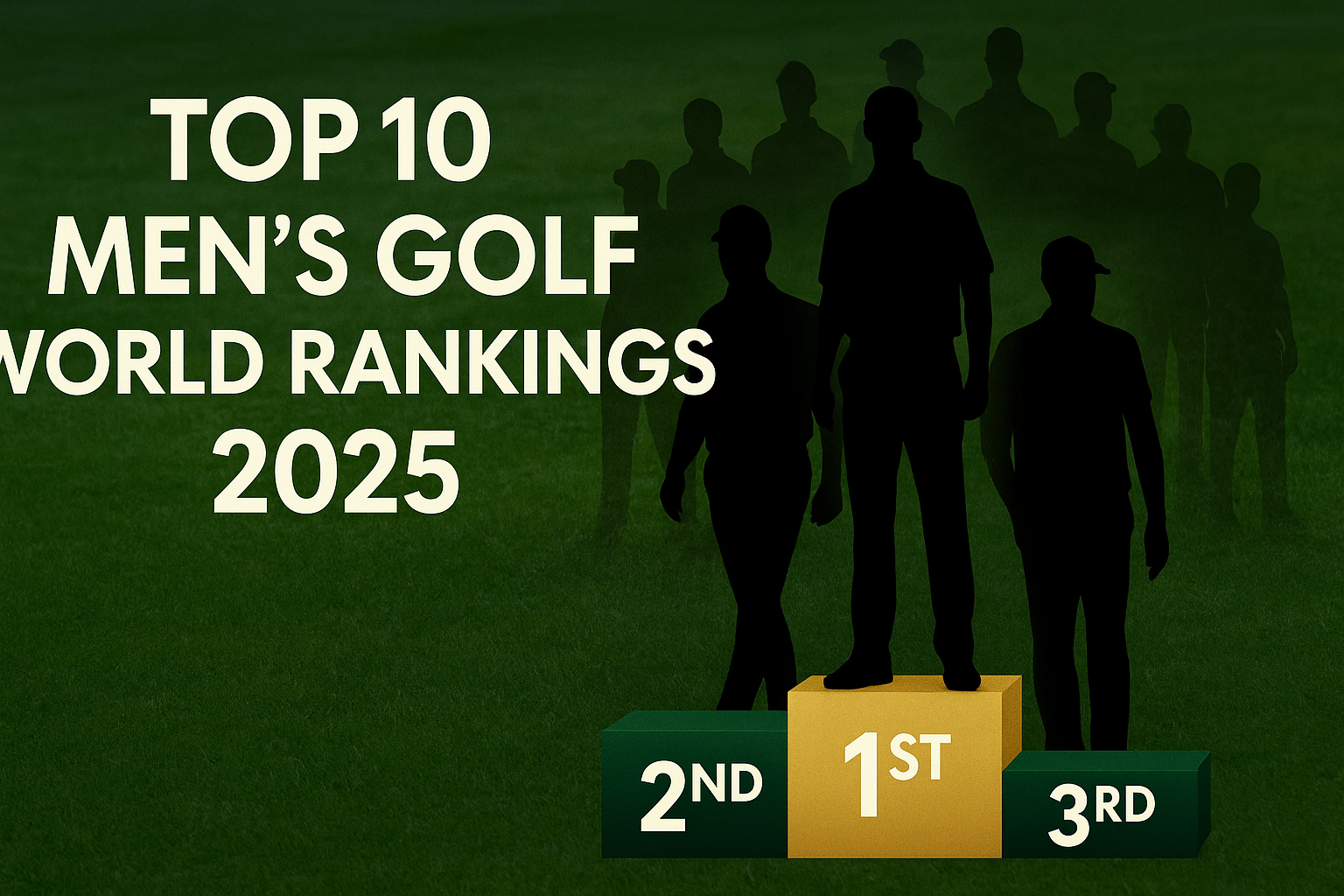 Top 10 Men’s Golf World Rankings 2025 – Avgar Sport